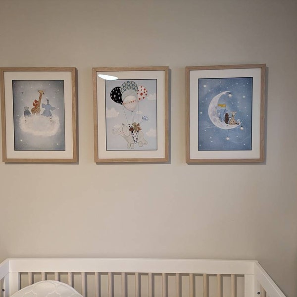Starlight Wishes With You. Nursery Art, Dreamy Nursery Print, Woodland ...