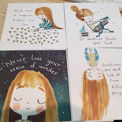 Postcards set 6 by Cally Jane Studio - Etsy