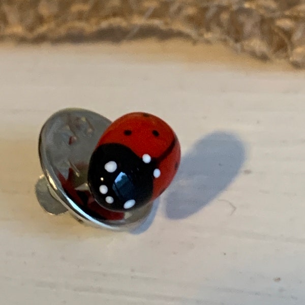 Ladybug Pin Realistic Miniature Ladybird Brooch - Etsy