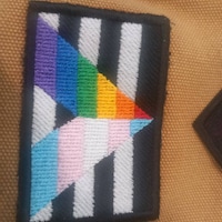Transgender Flag Embroidered Patch LGBT Trans Pride Hook and Loop, Iron-on & Sew-on Patches - Etsy