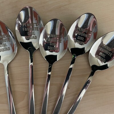 Customized Spoon, Personalized Coffee Spoon, Custom Spoon, Personalized ...