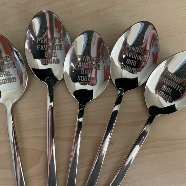 Customized Spoon, Personalized Coffee Spoon, Custom Spoon, Personalized ...