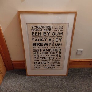 Yorkshire Dialect Print Phrases / Slang / Sayings / Regional - Etsy UK