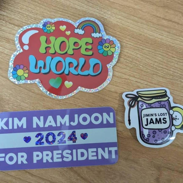 BTS Jungkook Hand Tattoo Sticker | BTS Stickers | K-pop Stickers - Etsy