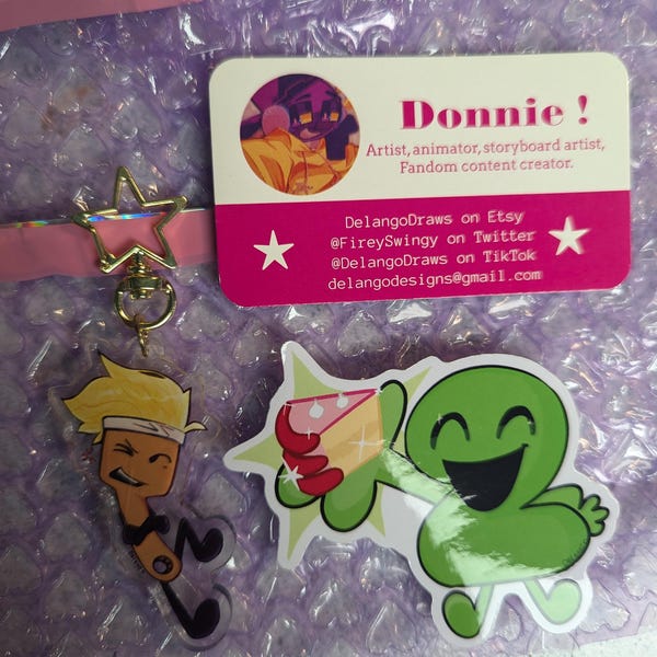 Tissues Inanimate Insanity Acrylic Keychain / Charm Object Shows - Etsy