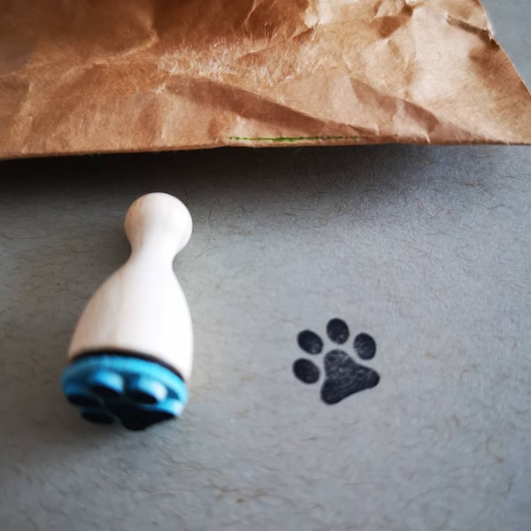 Ministempel Pfote Abdruck - Etsy.de