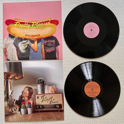 Editable Vinyl Record Sticker Template for Modern Wedding Guest Book ...