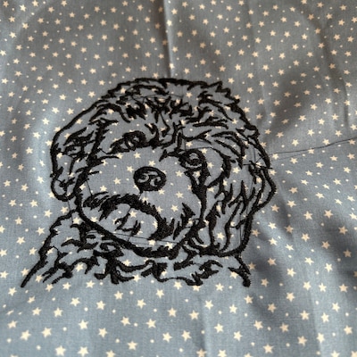 Cavapoo Dog Embroidery Designs, Machine Embroidery Pattern, Download ...