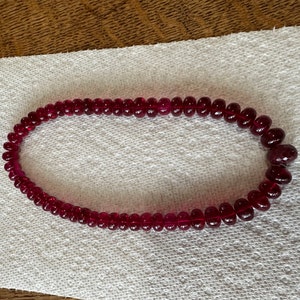 Natural Faceted Ruby Bracelet Dainty Bracelet Ruby Faceted Gemstone ...