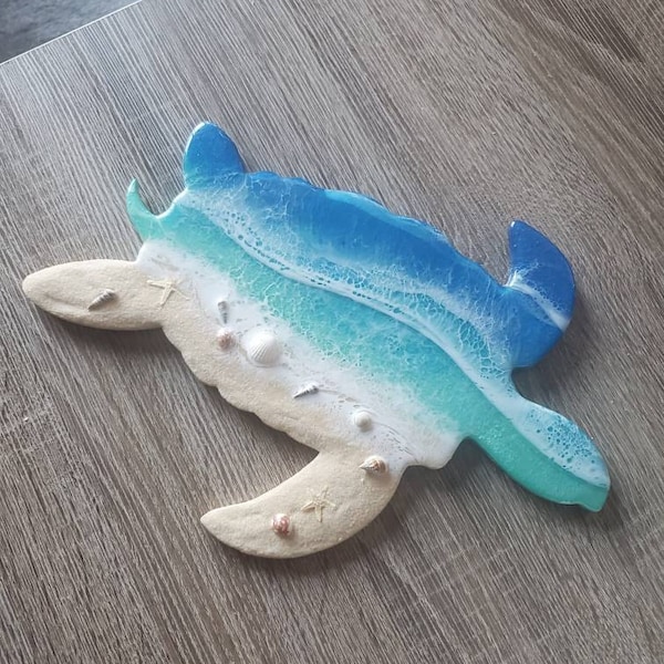 Sea Turtle, Coastal Decor, Beach, Wall Art, Nautical Decor, Ocean Art ...