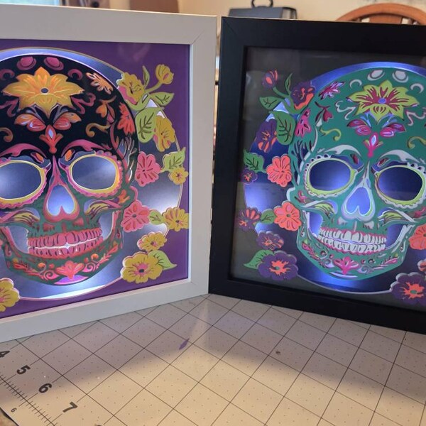 Snowflake Tree 3D Shadow Box - Etsy