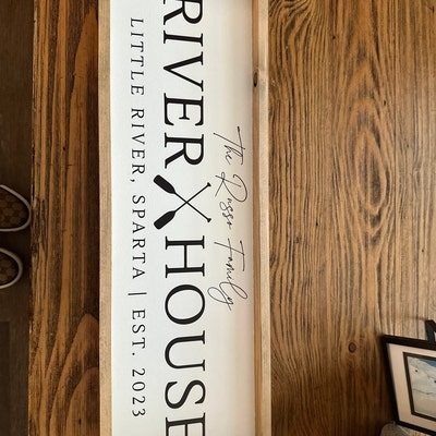 Photo Wood Framed Sign Wood Framed Picture Signs Family Photo Framed ...