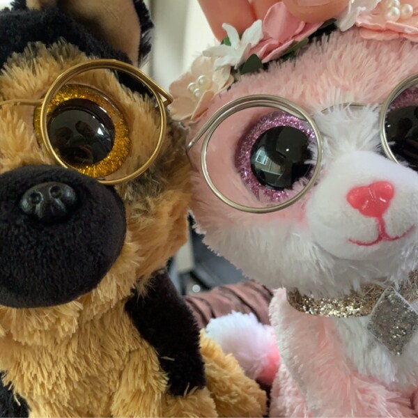 MIXED - Toy Glasses - Mini Spectacles for Dolls or Santas - Choice of ...