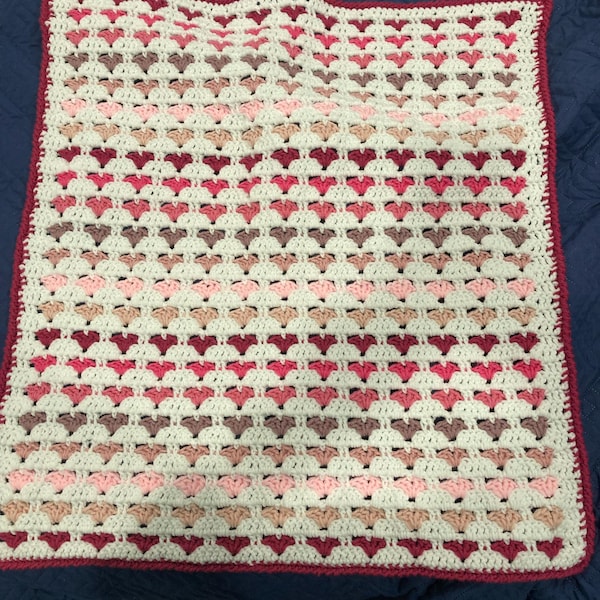 CROCHET PATTERN Baby Heart Blankets Bundle / Unique Baby Afghan Design ...
