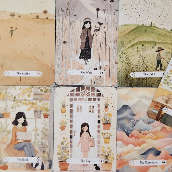 Medieval Gothic Tarot Deck, Post-apocalyptic Tarot Cards, Dark Tarot ...