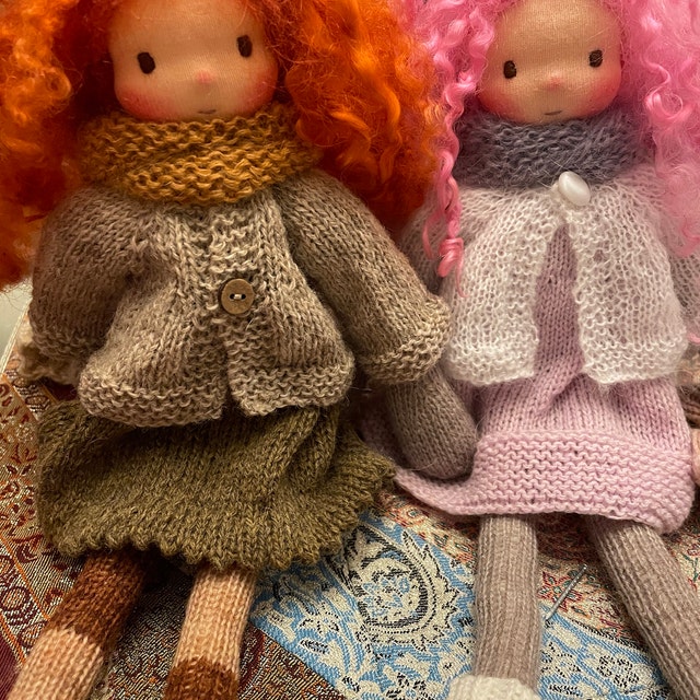 Peperuda Organic Waldorf Dolls par PeperudaKnittedDolls sur Etsy