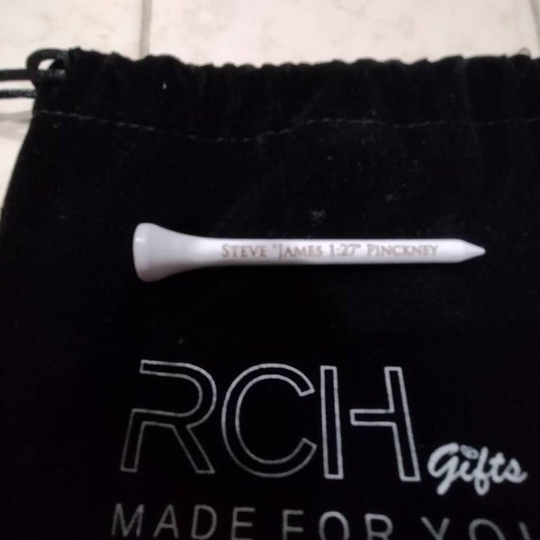 Personalized Golf Tees, Engraved Golf Tees, Engraved Golf Gift, Custom ...