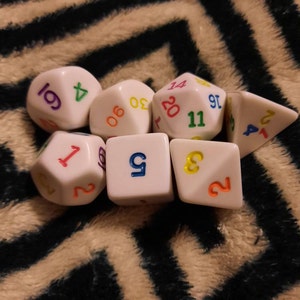 D16 sixteen Sided Dice Opaque Die Tabletop Gaming RPG - Etsy