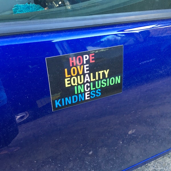 PEACE Yard Sign - (hope, Love, Equality, Inclusion, Kindness) - Yard ...