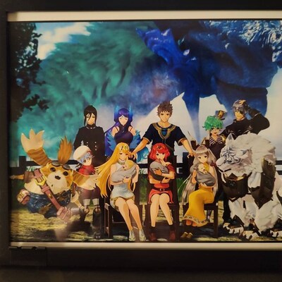 Legendary Xenoblade Family Photo Replica Featuring Rex Pyra Mythra Nia ...