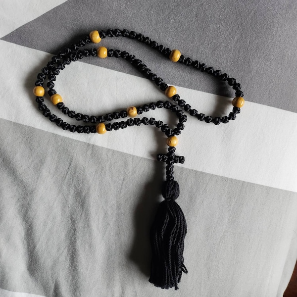 Handcrafted Greek Orthodox Prayer Rope, 100 Knot Komboskini Chotki ...