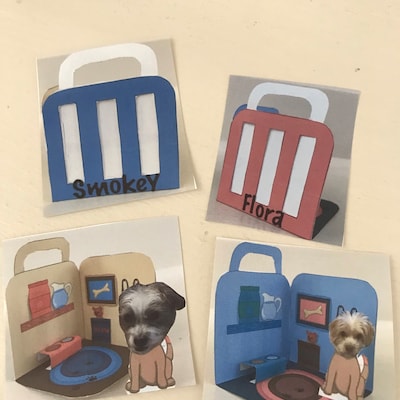 Printable Coloring Book Fairy House, Portable, Foldable, DIY, Paper ...