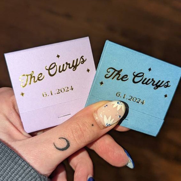 My Apartment Sparkle Matches - Personalized 30 Strike Matchbooks ...