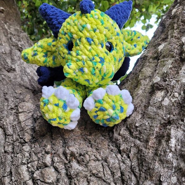 Cato the Dragon Snuggler/lovey Amigurumi Crochet Pattern - Etsy