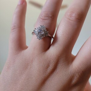 Red Heart Shape Diamond Ring Gothic Engagement Wedding Ring | Etsy