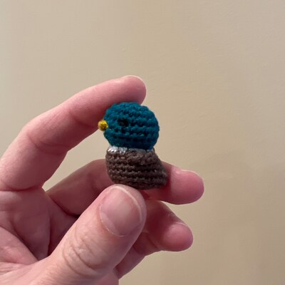 Pocket Duckling Crochet Pattern Good Luck Duck Amigurumi - Etsy