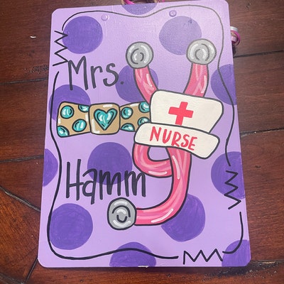 Hand Painted Clipboard Back to School Gift / End of the Year Gift - Etsy
