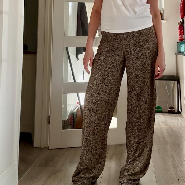 Straight Leg Pants Sewing Pattern | Trousers Pattern | Pants Pattern ...