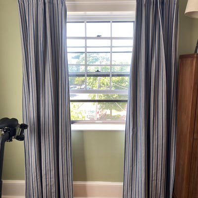 Covington Over the Moon Nursery Print 100% Cotton Duck Custom Curtains ...