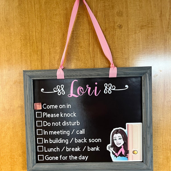 Office Door Sign,stepped Out Sign,we Will Be Back,office Closed Sign ...