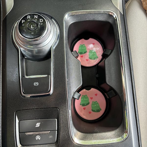 Ceramic Car Coasters, Cute Car Accessories, Set of 2 - Etsy