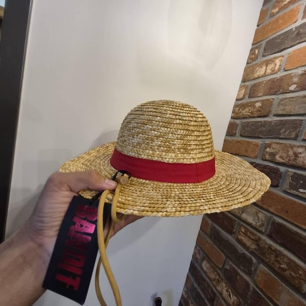 Large Straw Hat for Adults - for Cosplay or Everyday Wear - With ...