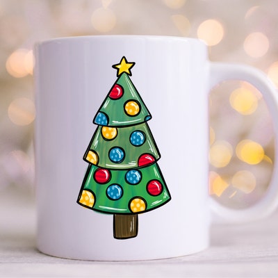 Christmas Mug Mockup Coffee Cup Mock up Winter Mock up Styled Stock ...