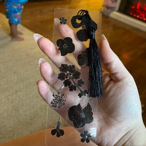 Laminated Bloody Acrylic Paint Bookmark Customizable Red and Black ...