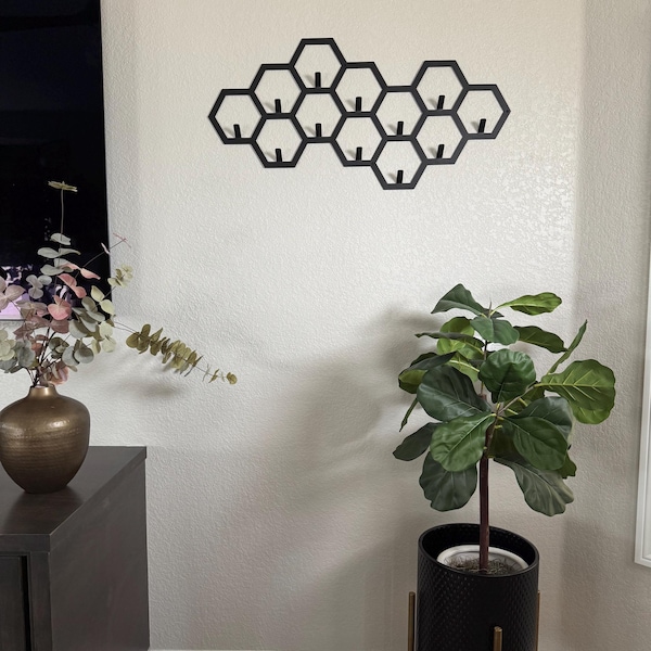 Music Notes Wall Mounted Coat Rack | Metal Wall Music Art | Wall Rack ...