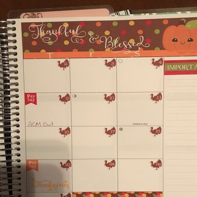 November Monthly Planner Kit Functional Monthly Planner Kit - Etsy