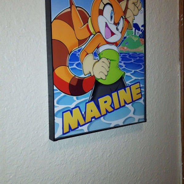 8.5" X 11" Raccoon of the Sea! - Marine Print - Etsy