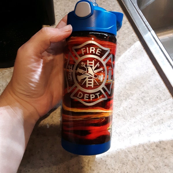 Fire Department Window Vinyl Decal Sticker | Firefighter Decals ...