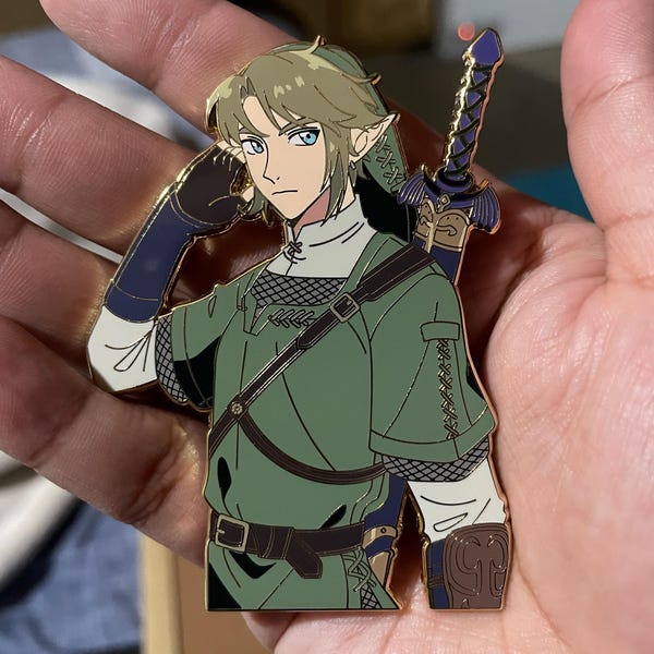 Link Enamel Pin - Etsy