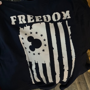 Mickey American Flag Freedom Shirts for Men Disney Shirt for Family ...