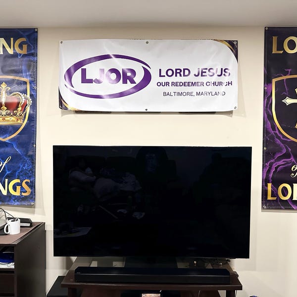 Memorial Backdrop, Long Live Banner Heavenly Birthday Backdrop Banner ...