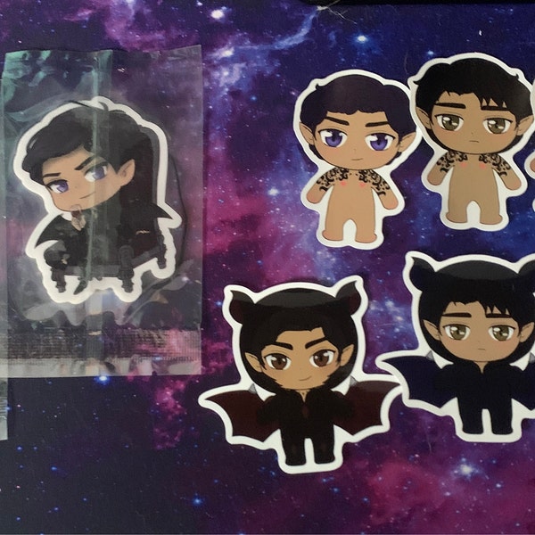 ACOTAR Book Nook Night Court Velaris Rhysand and Feyre Colored Shadow ...