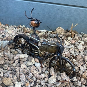 Harley Davidson Motorcycle Ant Rider Patio and Garden Decor - Etsy
