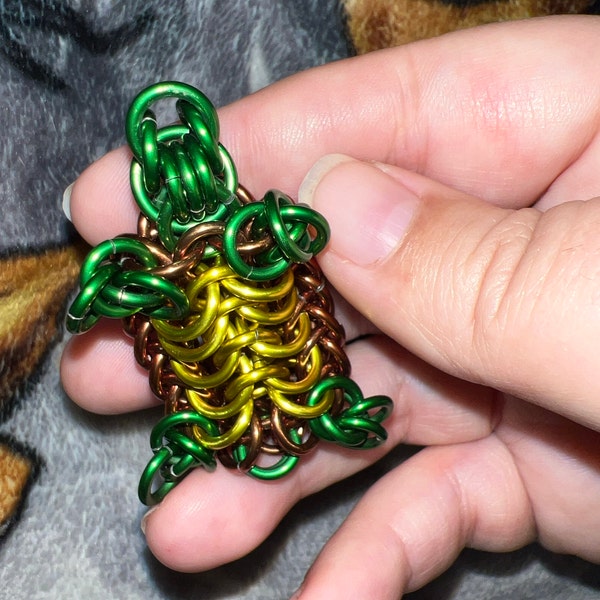 Tutorial - Chainmaille Turtle- Ninja Turtle - Etsy