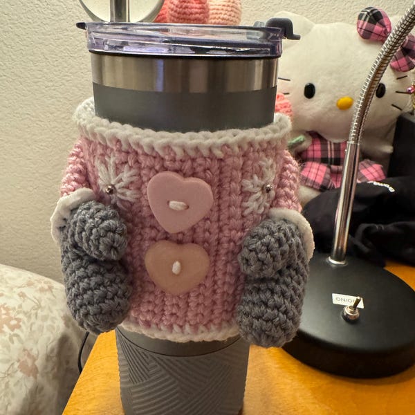 Crochet Christmas Mug Jumper Pattern - English Only - Etsy UK
