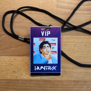 Kpop Demon Hunters Bobby VIP Pass ID Badge Lanyard PVC Cosplay Costume ...